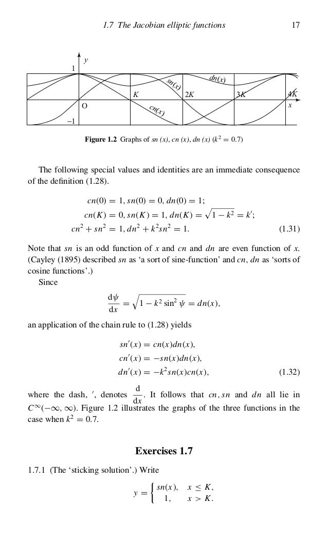 Elliptic Functions Cambridge