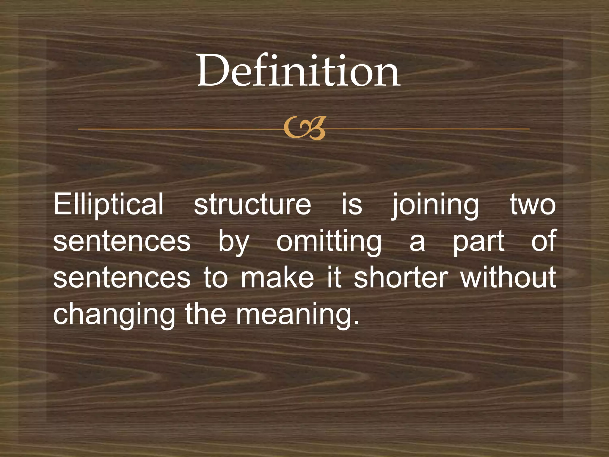 Elliptical structure | PPTX