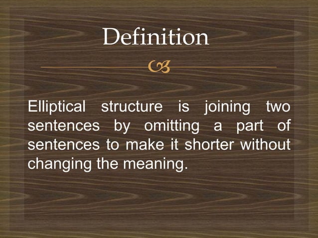 Elliptical structure | PPTX