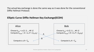 Discrete Logarithmic Problem- Basis of Elliptic Curve Cryptosystems | PPTX