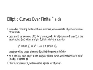 elliptic curve presntation computer security | PPT