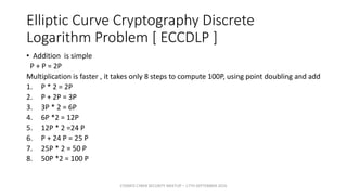 Elliptic curve cryptography | PDF