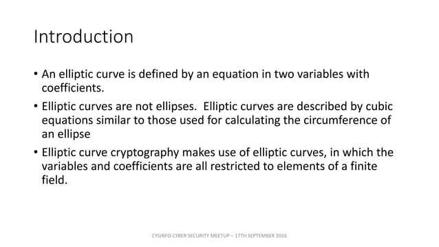 Elliptic curve cryptography | PDF | Physics | Science