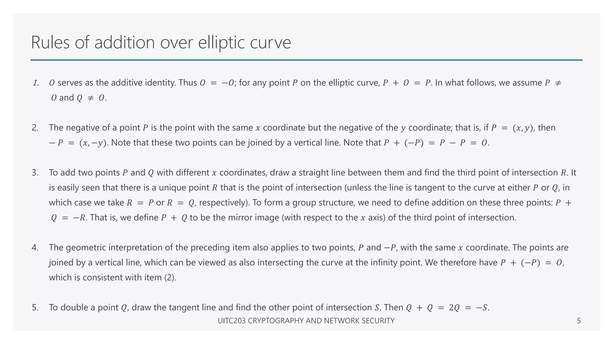 Elliptic Curve Cryptography | PPTX