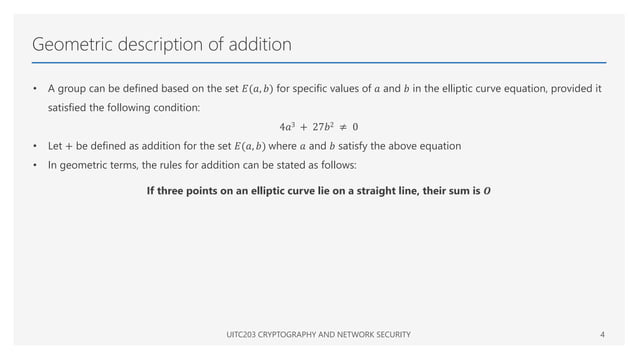 Elliptic Curve Cryptography Pptx Physics Science 1946