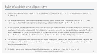 Elliptic Curve Cryptography | PPTX