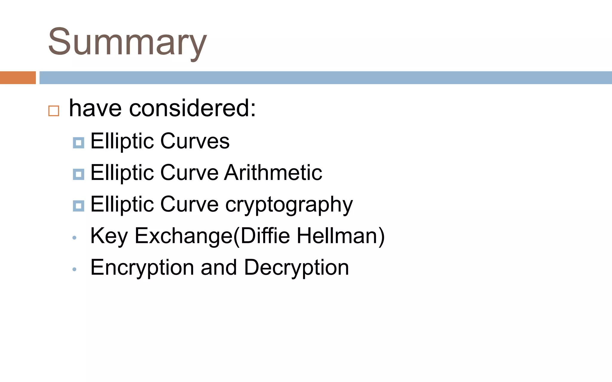 Elliptic Curve Cryptography | PPT Elliptic Curve Cryptography | PPT