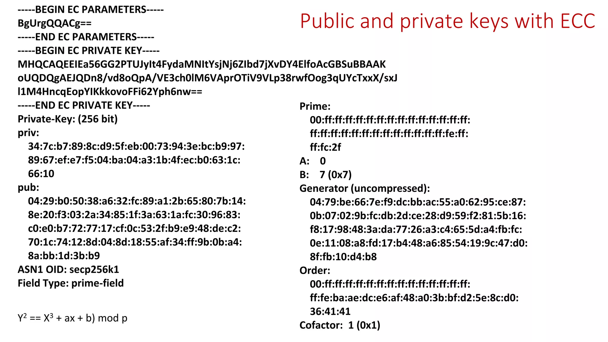 Elliptic Curve Cryptography | PPTX