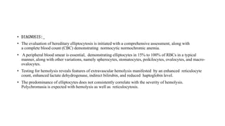 Elliptocytes, causes, prognosis & Treatment.pptx