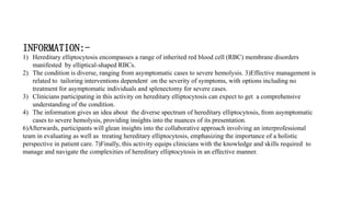 Elliptocytes, causes, prognosis & Treatment.pptx