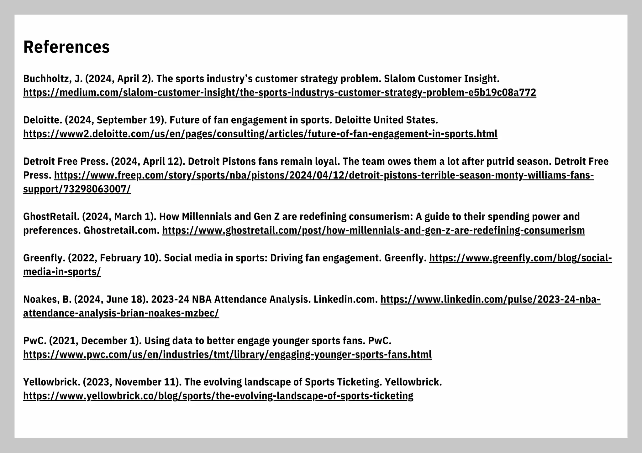 Digital Marketing Plan Summary: Detroit Pistons | PDF