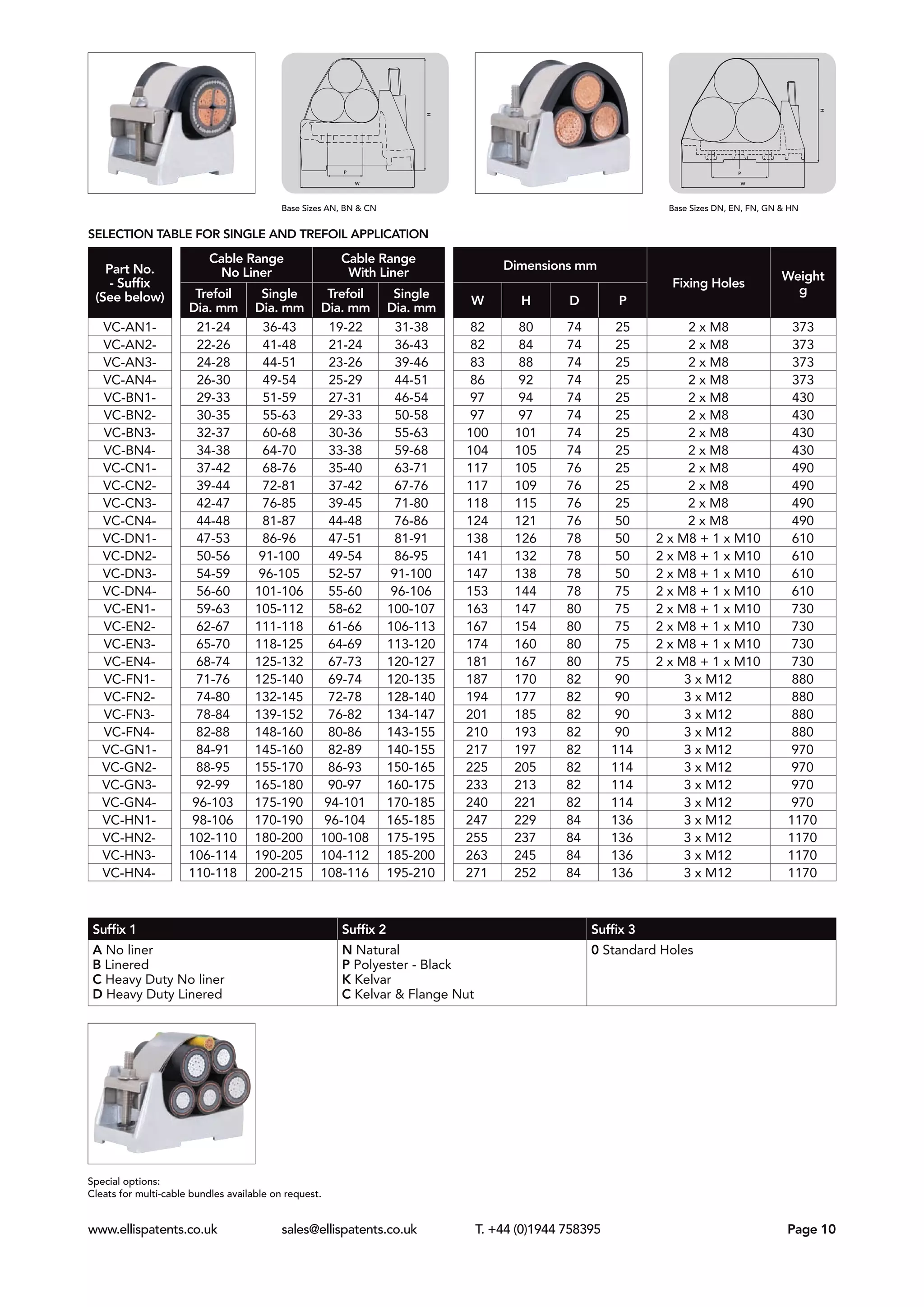 Ellis Patents - Cable Cleats, Cable Clamps & Cable Straps | PDF