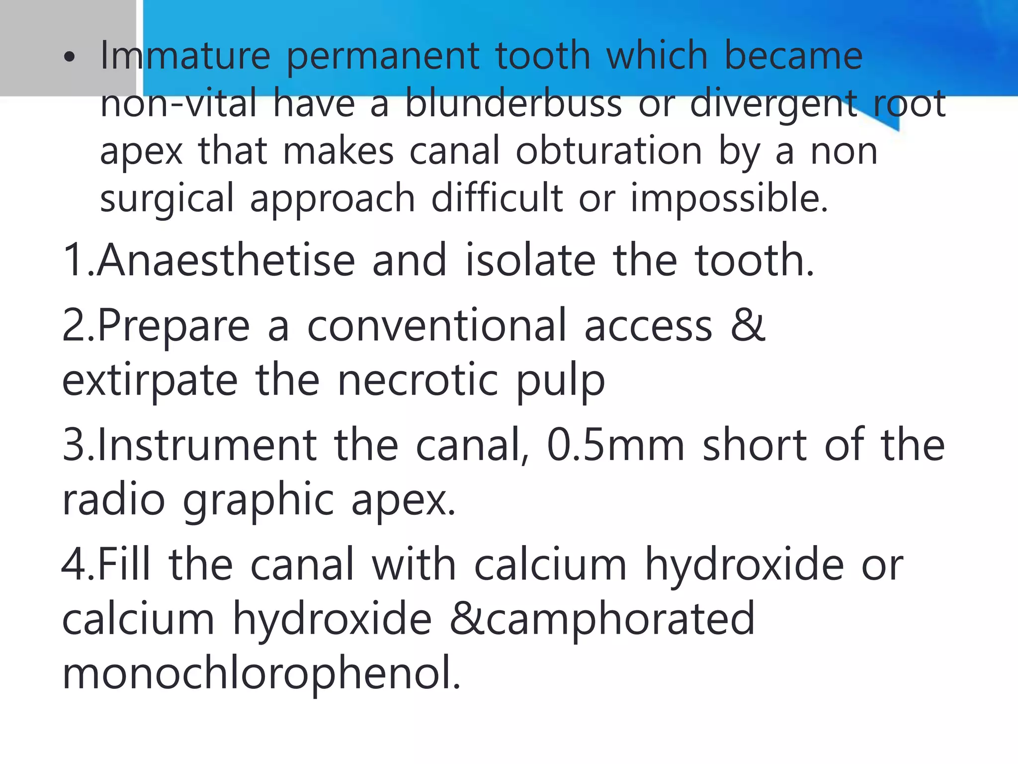 Management of Ellis Class IV Fracture | PPTX