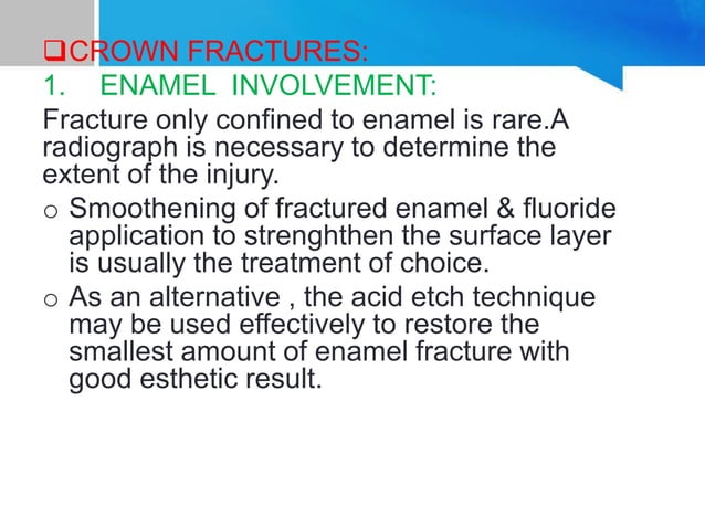 Management of Ellis Class IV Fracture | PPTX | Dental Health | Diseases ...