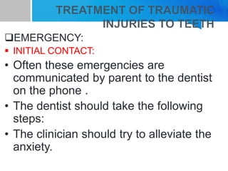 Management of Ellis Class IV Fracture | PPTX