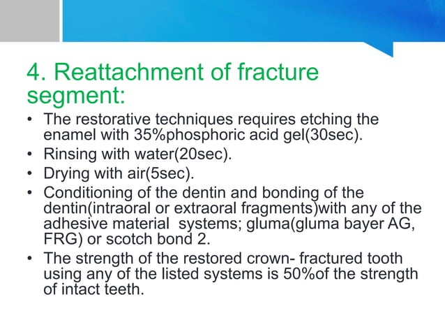 Management of Ellis Class IV Fracture | PPTX | Dental Health | Diseases ...