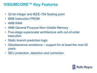 HIS 2015: Ivan Ellis - VISIUMCORE A High Integrity Processor for Safety ...