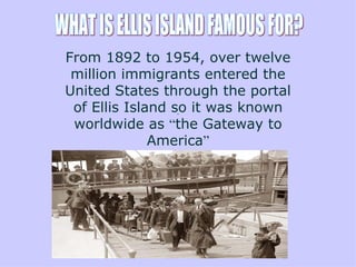 Ellis island | PPT