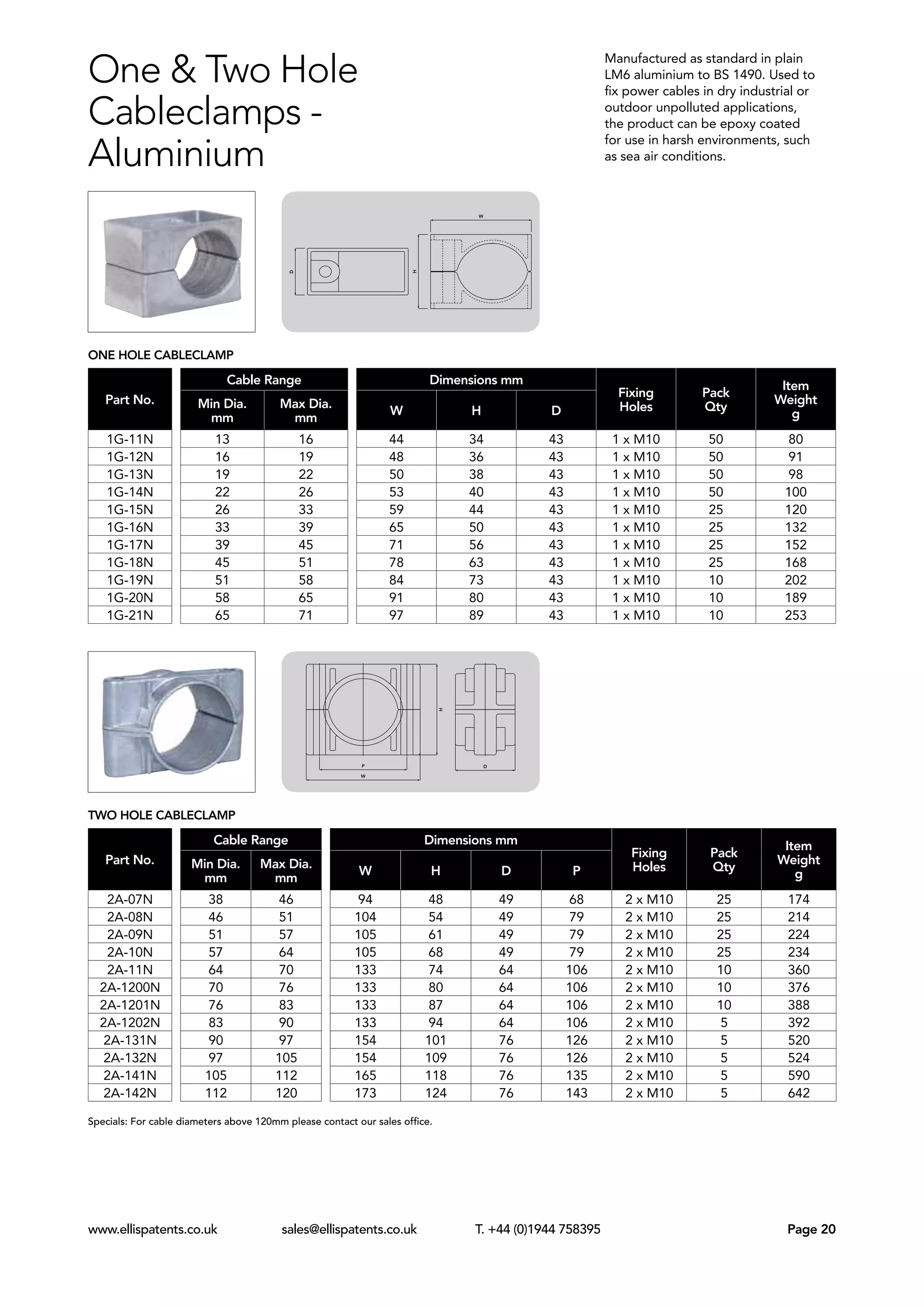 Ellis Patents Cable Cleats - General Catalogue | PDF | Sports Equipment ...