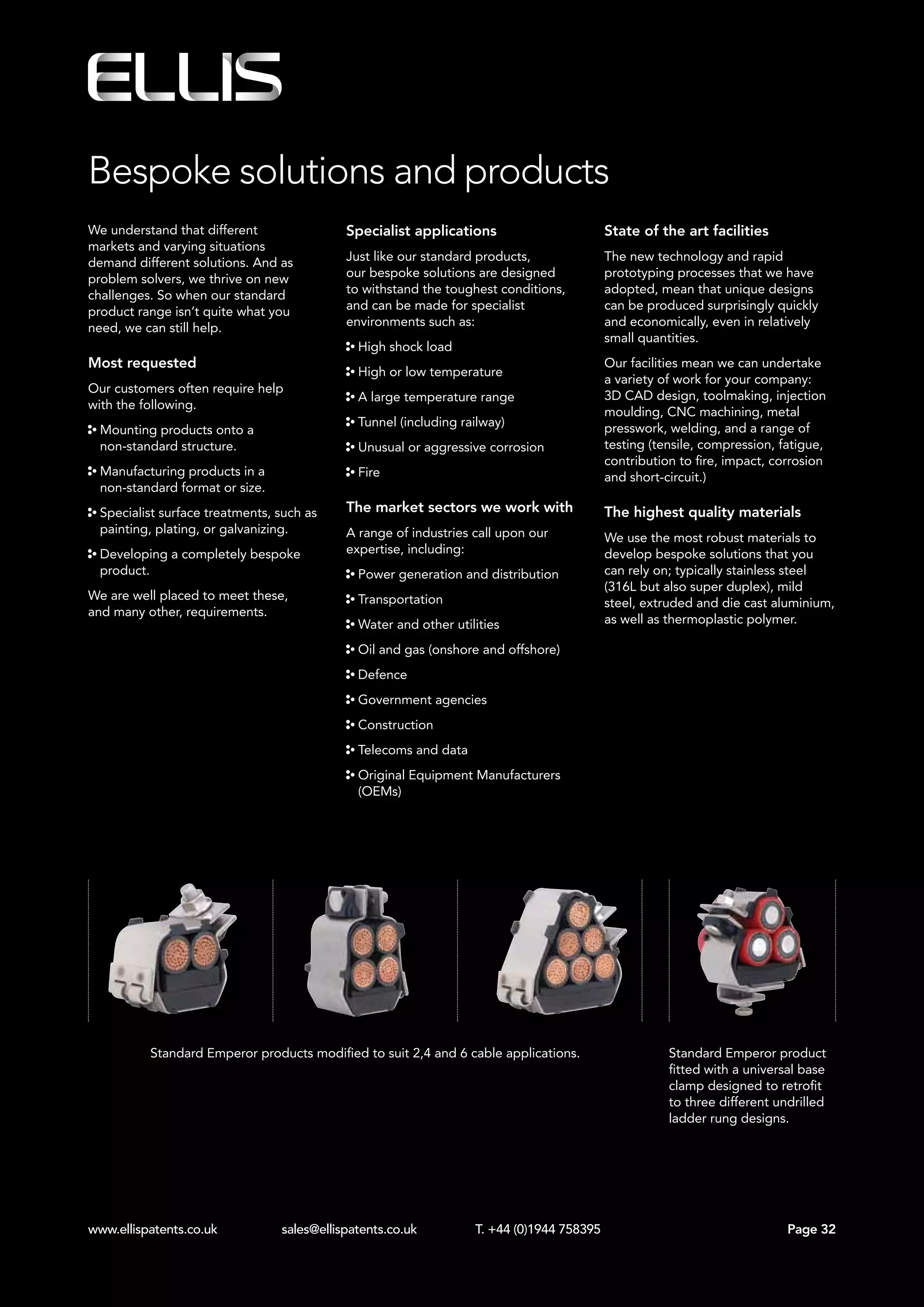 Ellis Patents Cable Cleats - General Catalogue | PDF | Sports Equipment ...