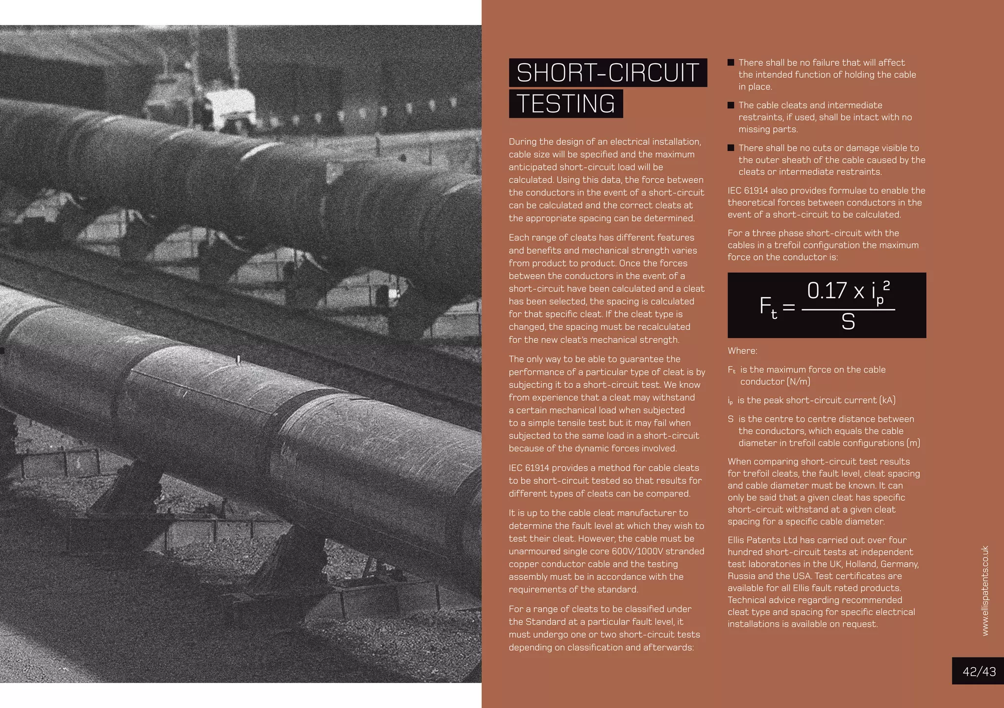 Ellis Patents Cable Cleats, Clamps & Hangers - Catalogue | PDF