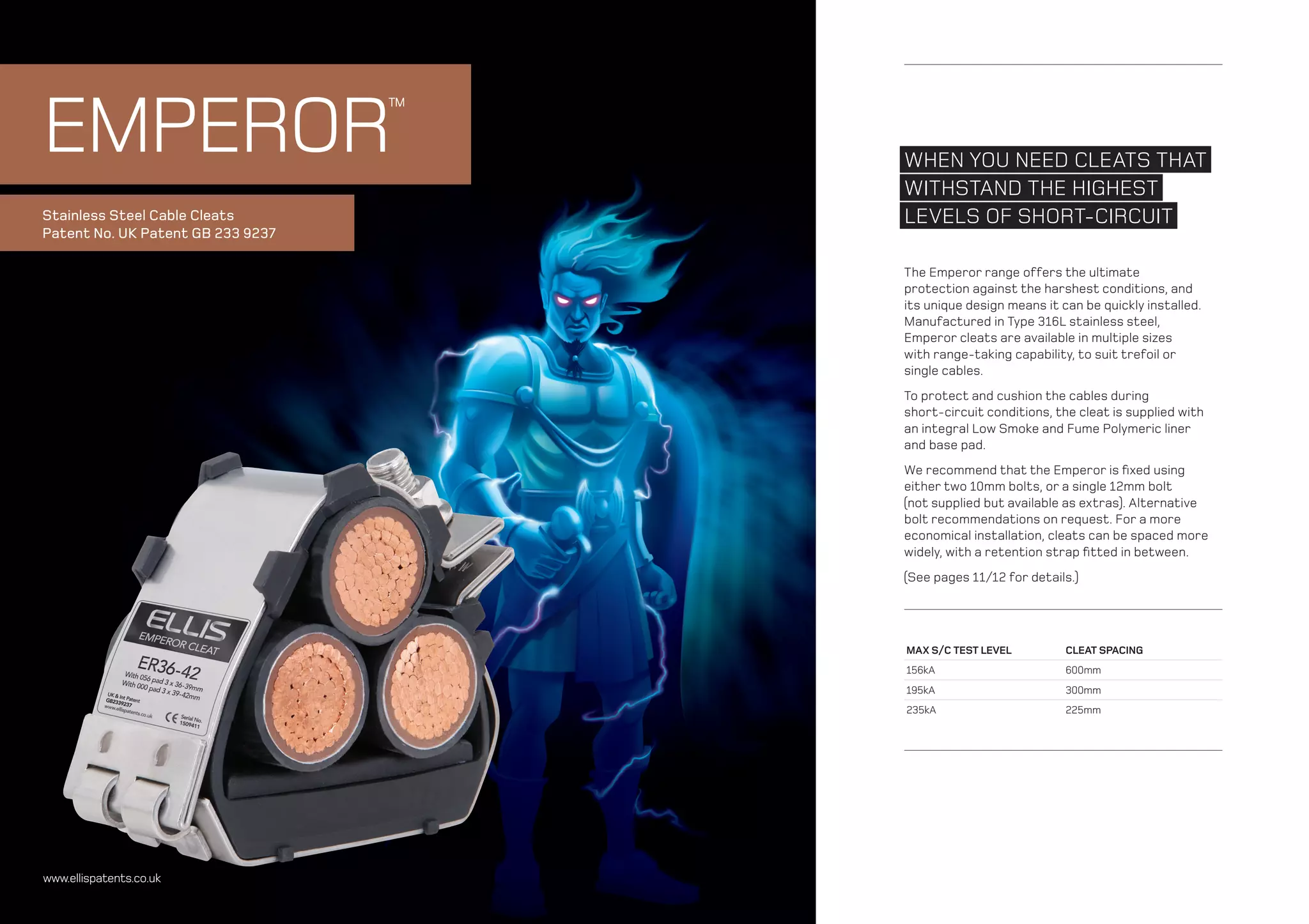 Ellis Patents Emperor Cable Cleats | PPT