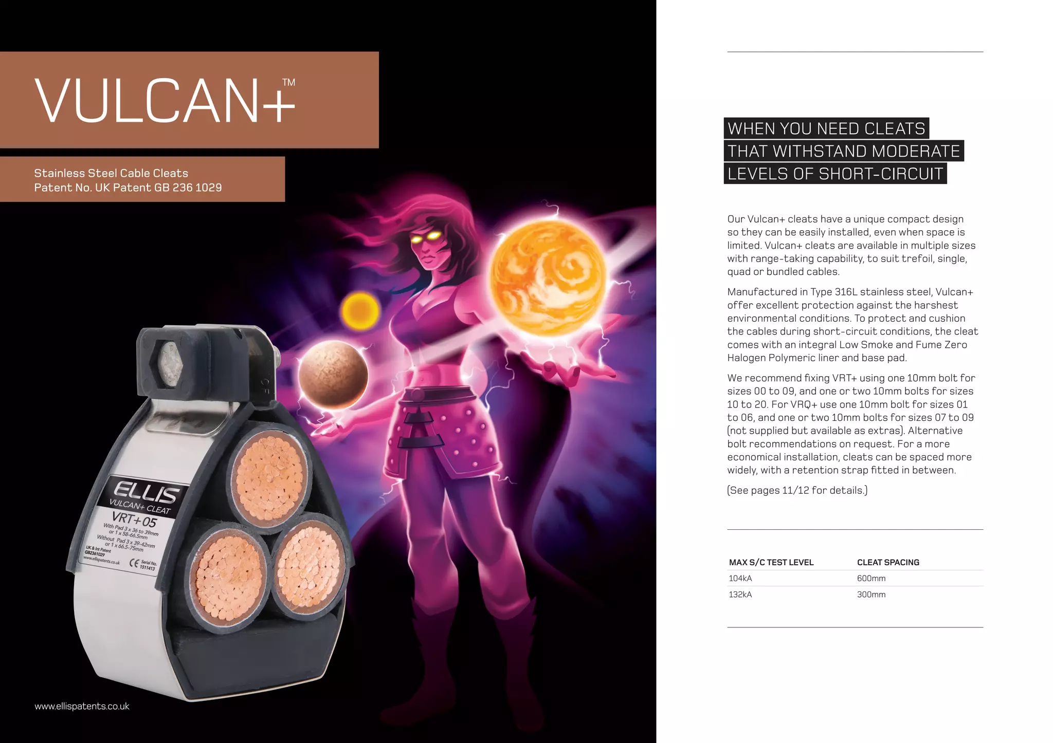 Ellis Patents Vulcan Cable Cleats | PDF