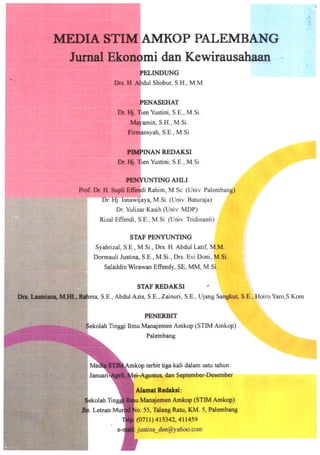 Ellisyah Mindari Analisis Penerimaan Retribusi Pelabuhan terhadap PAD ...