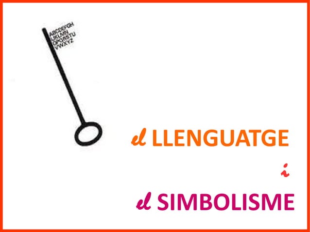 El llenguatge i el simbolisme | PPT