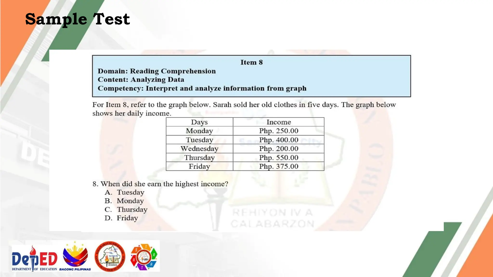 ELLNA Review for Grade 3 Filipino, Math and English | PPTX