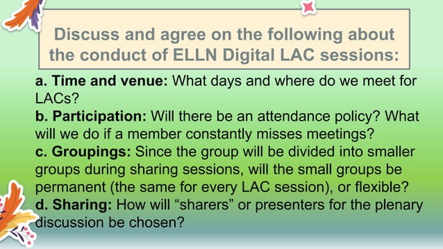 ELLN GETTING STARTED.pptx | Education industry | Industries