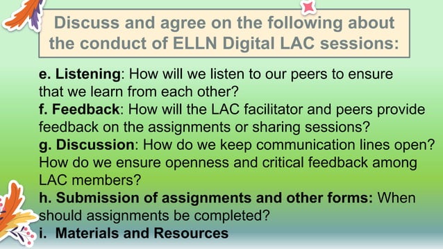 ELLN GETTING STARTED.pptx | Education industry | Industries