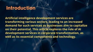 Ellocent Labs Artificial Intelligence Development Service.pptx ...