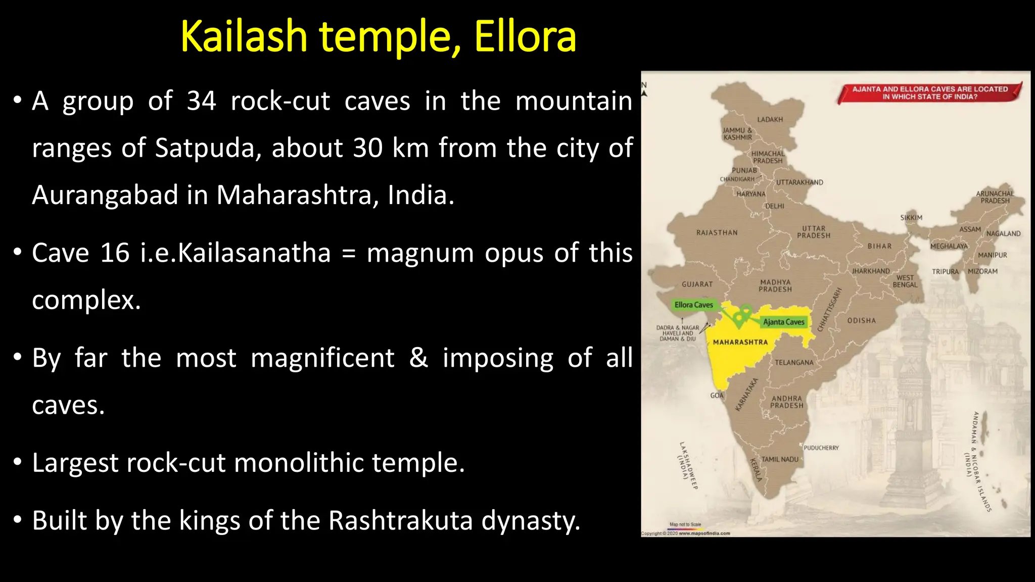 The Rock cut marvel Kailash temple at Ellora | PDF