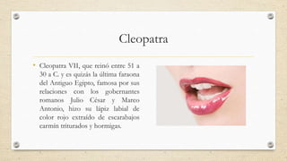 El lápiz labial | PPTX