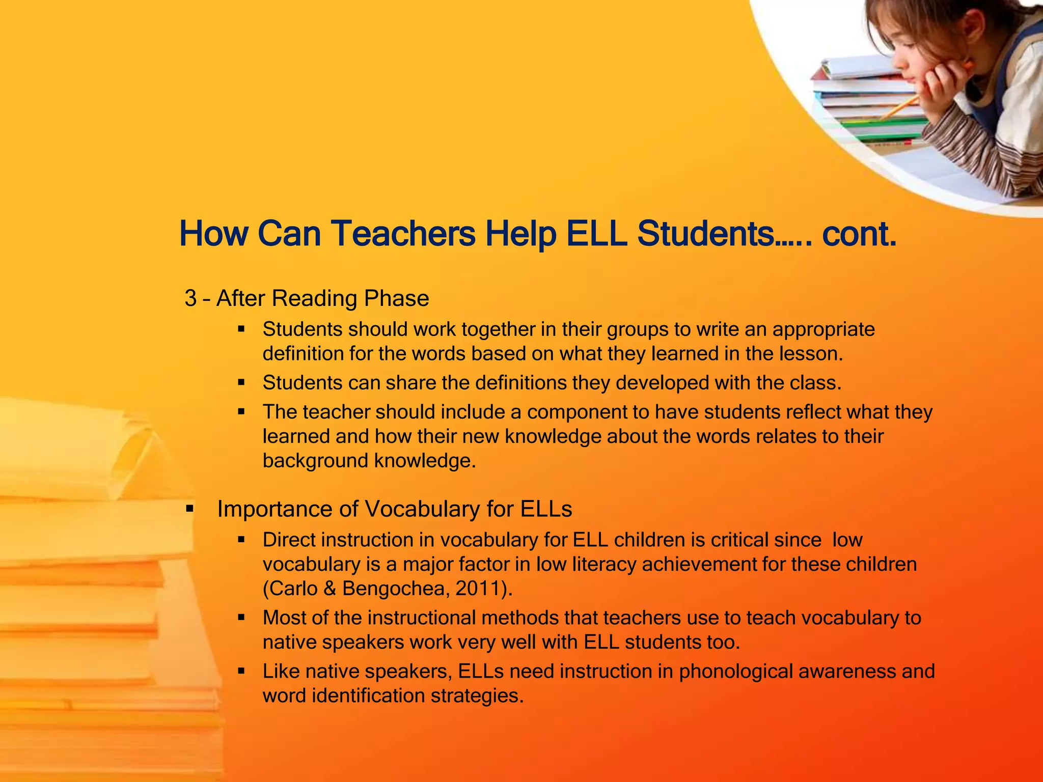 Teaching English Language Learners ELLs | PPTX