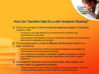 Teaching English Language Learners ELLs | PPTX