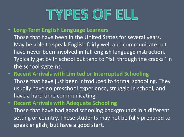 Ell presentation | PPTX