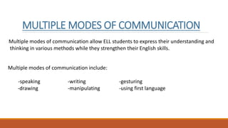Ell presentation | PPTX
