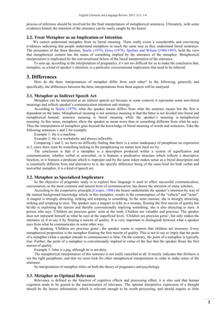 A Contrastive Study of Interpretations of Metaphor from Pragmatic ...