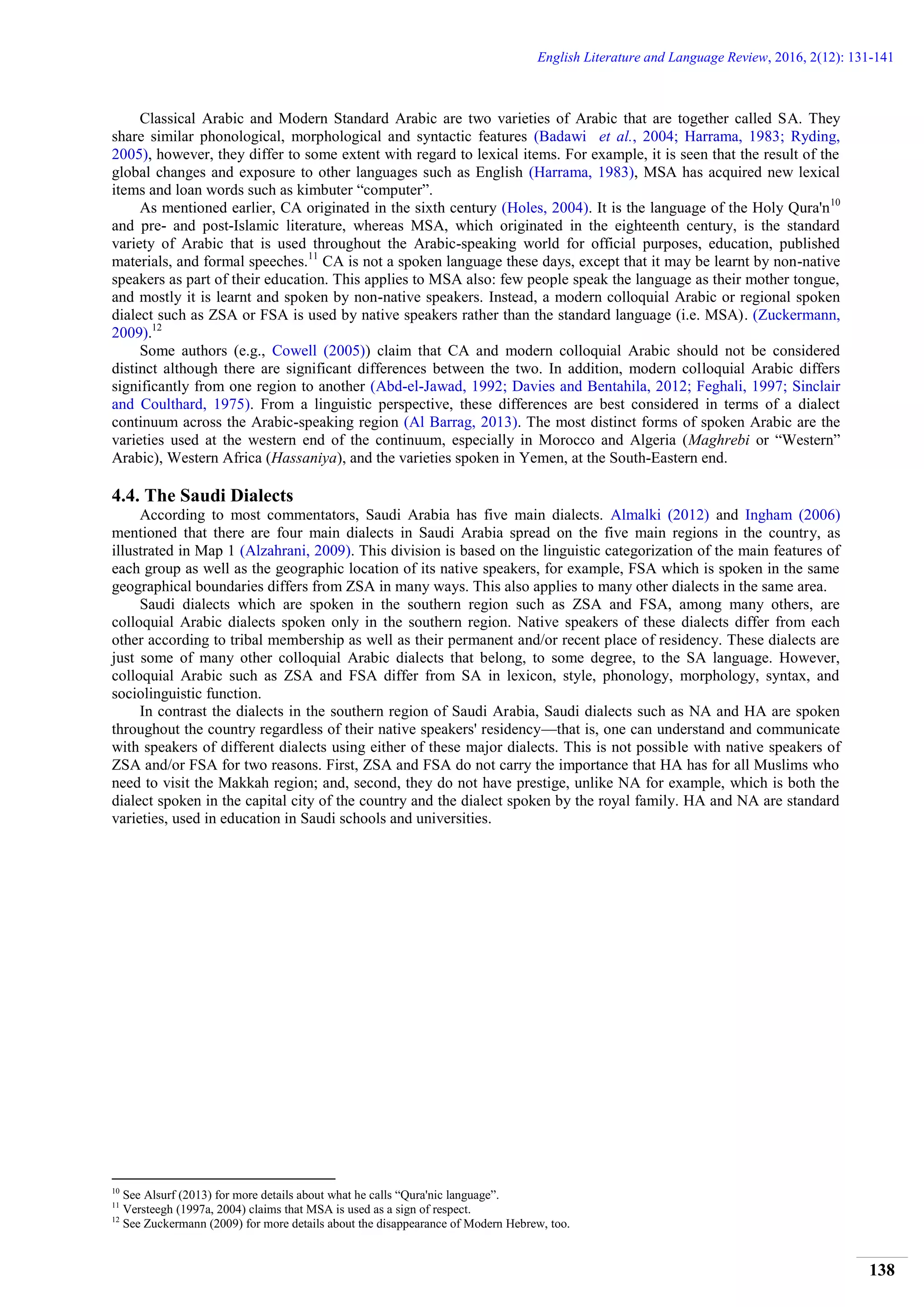 Saudi Dialects: Are They Endangered? | PDF