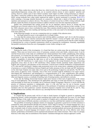 Translation Problems Faced by Saudi EFL Learners at University Level | PDF | Soccer | Sports