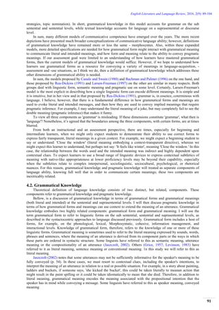 Assessing the Ability of Sudanese English Learners when Using Grammatical Structures ...