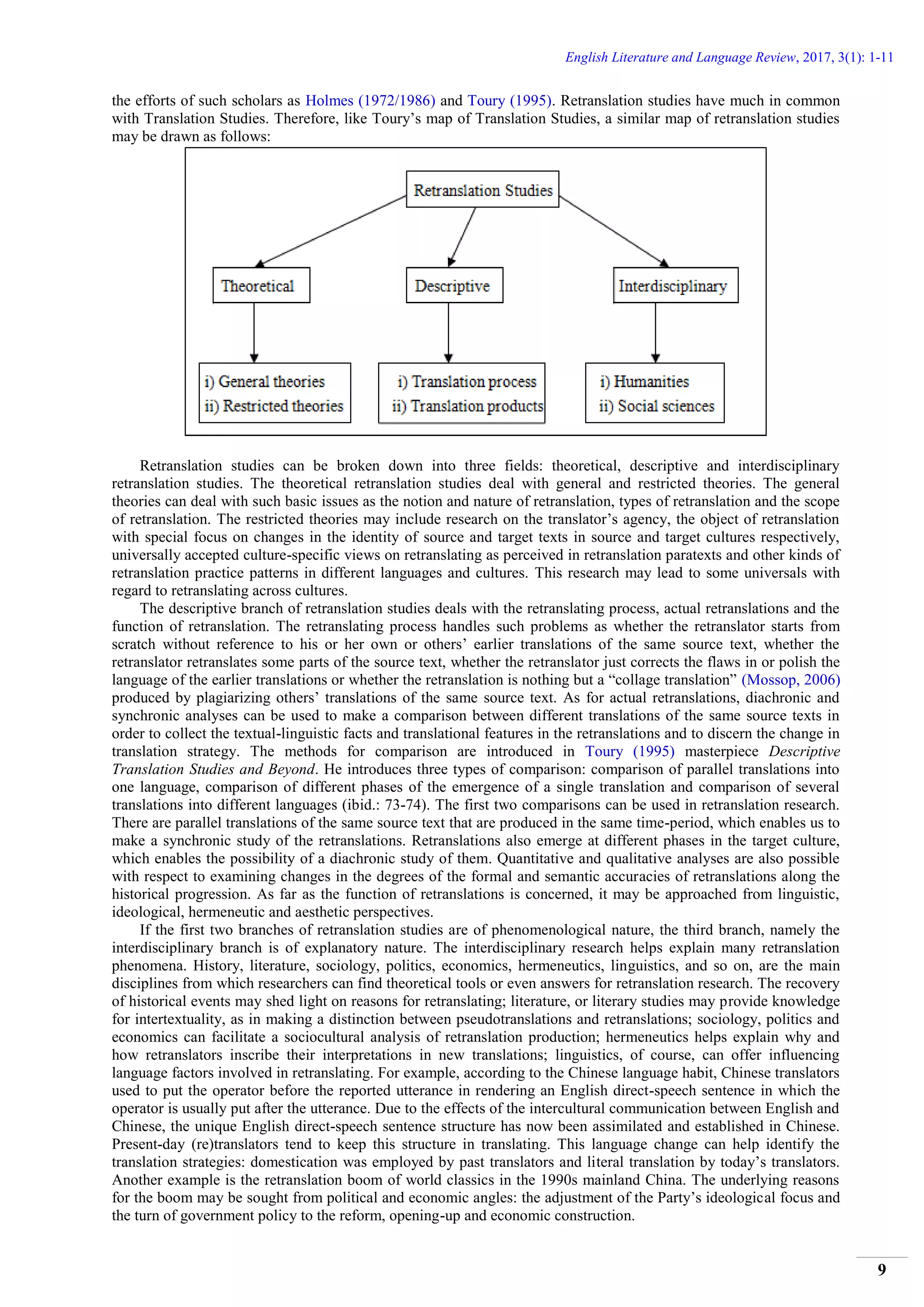 Retranslation Theories: A Critical Perspective | PDF