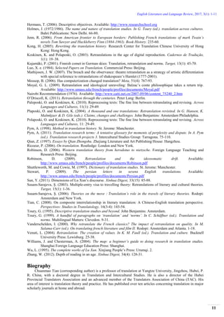 Retranslation Theories: A Critical Perspective | PDF