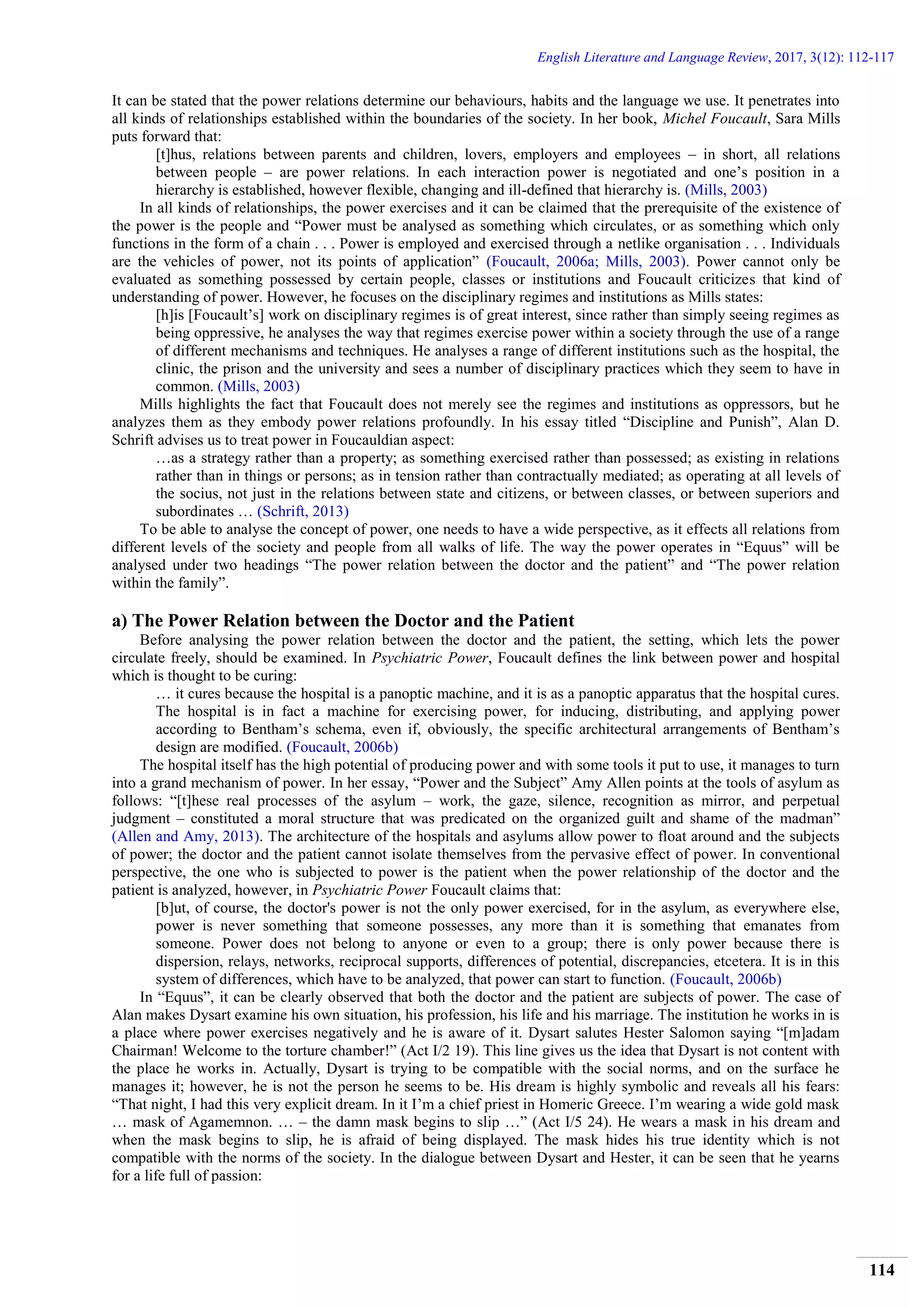 A Foucauldian Reading of Peter Shaffer?s Equus | PDF | Mental Health ...