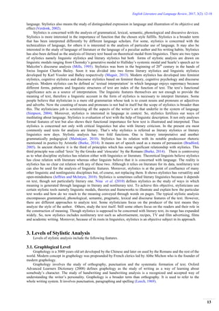 Stylistic Analysis of Aurangzeb Alamgir?s Poem ?EID? | PDF