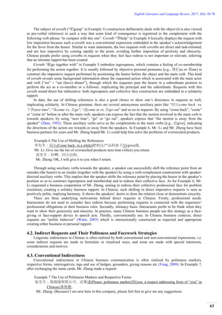 ?Being Direct or Indirect?? Politeness, Facework and Rapport ...