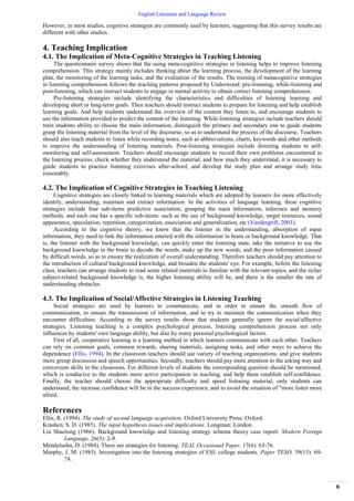 Investigating English Listening Strategy Use of Middle School Students ...
