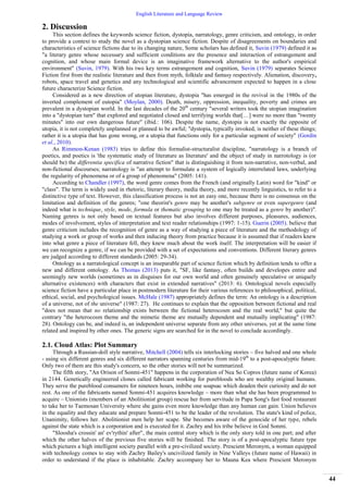 Elements of Dystopian Science Fiction in David Mitchell's Cloud Atlas ...